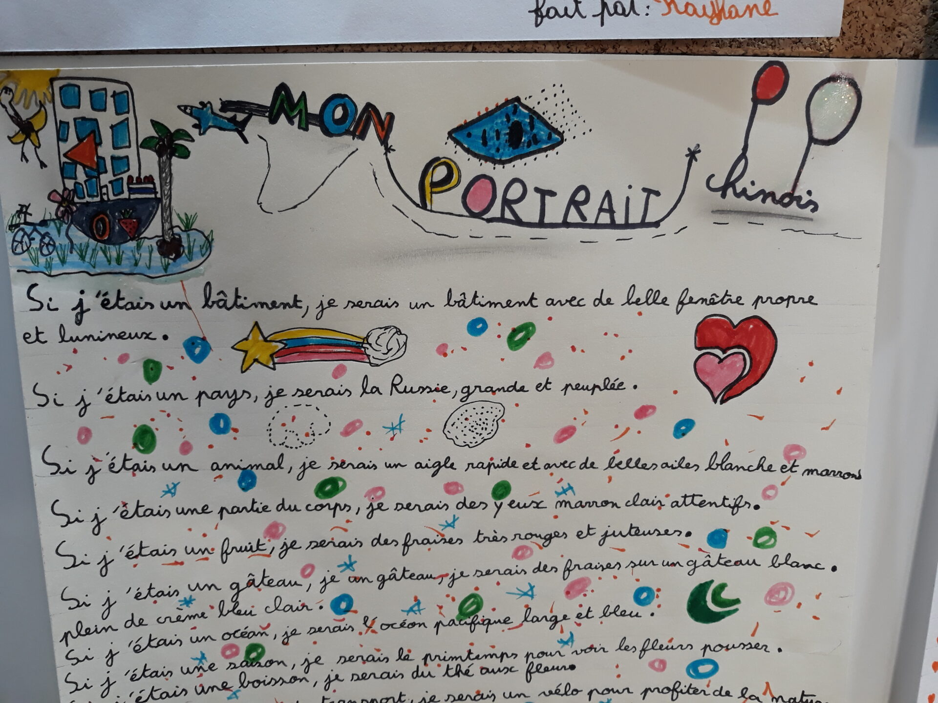 Portraits chinois des 6ème A : Lycée Français International d'Agadir ...