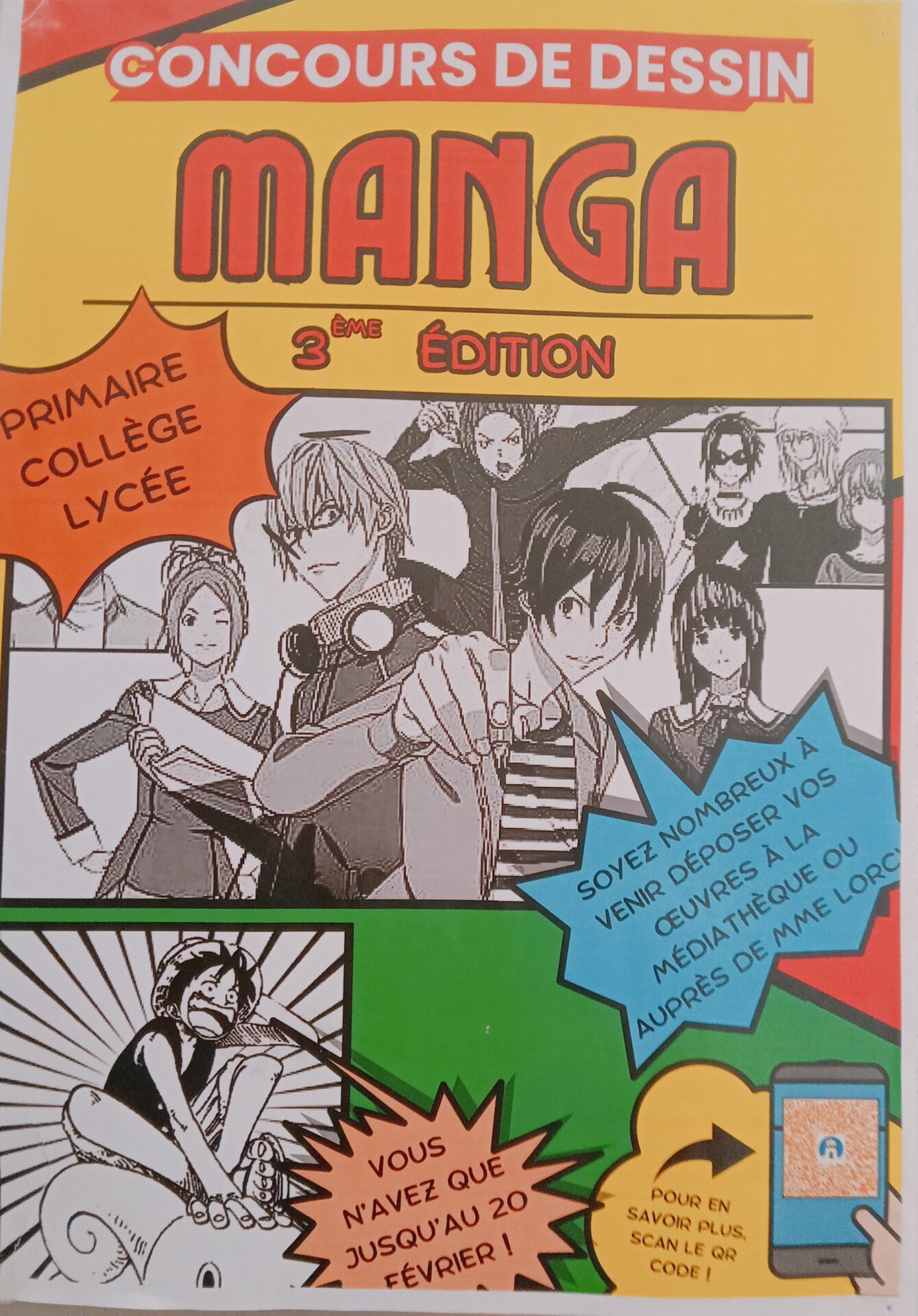Les manga kas en herbe défient la chronique : Lycée Français ...